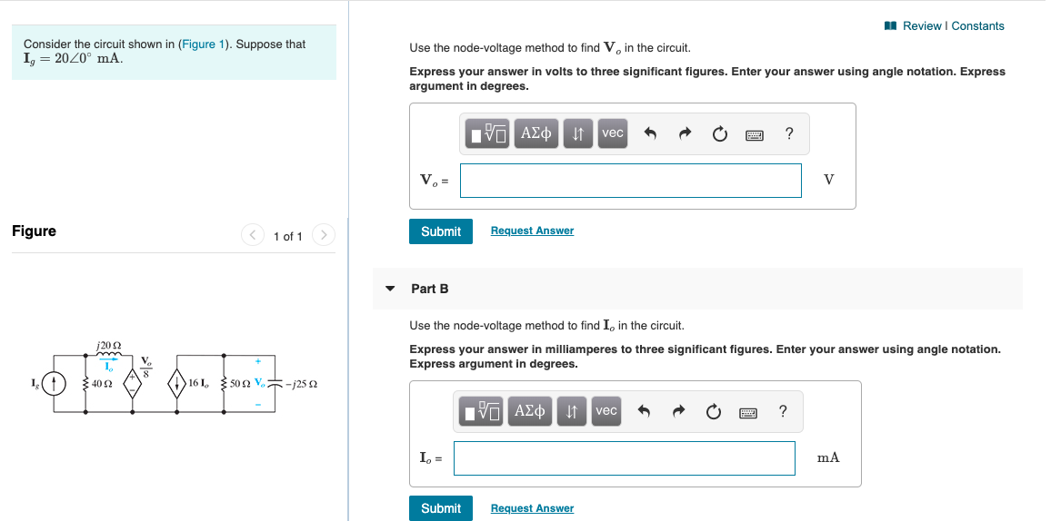 Solved Consider the circuit shown in (Figure 1). Suppose | Chegg.com