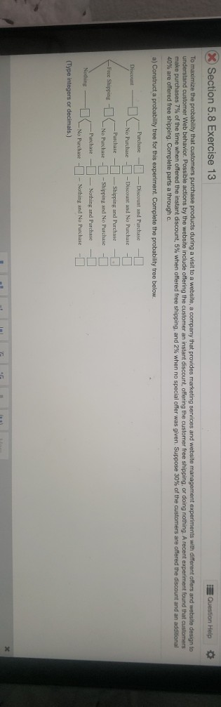 Solved X Section 5.8 Exercise 13 EQuestion Help To maximize | Chegg.com Solved X Section 5.8 Exercise 13 EQuestion Help To maximize | Chegg.com
