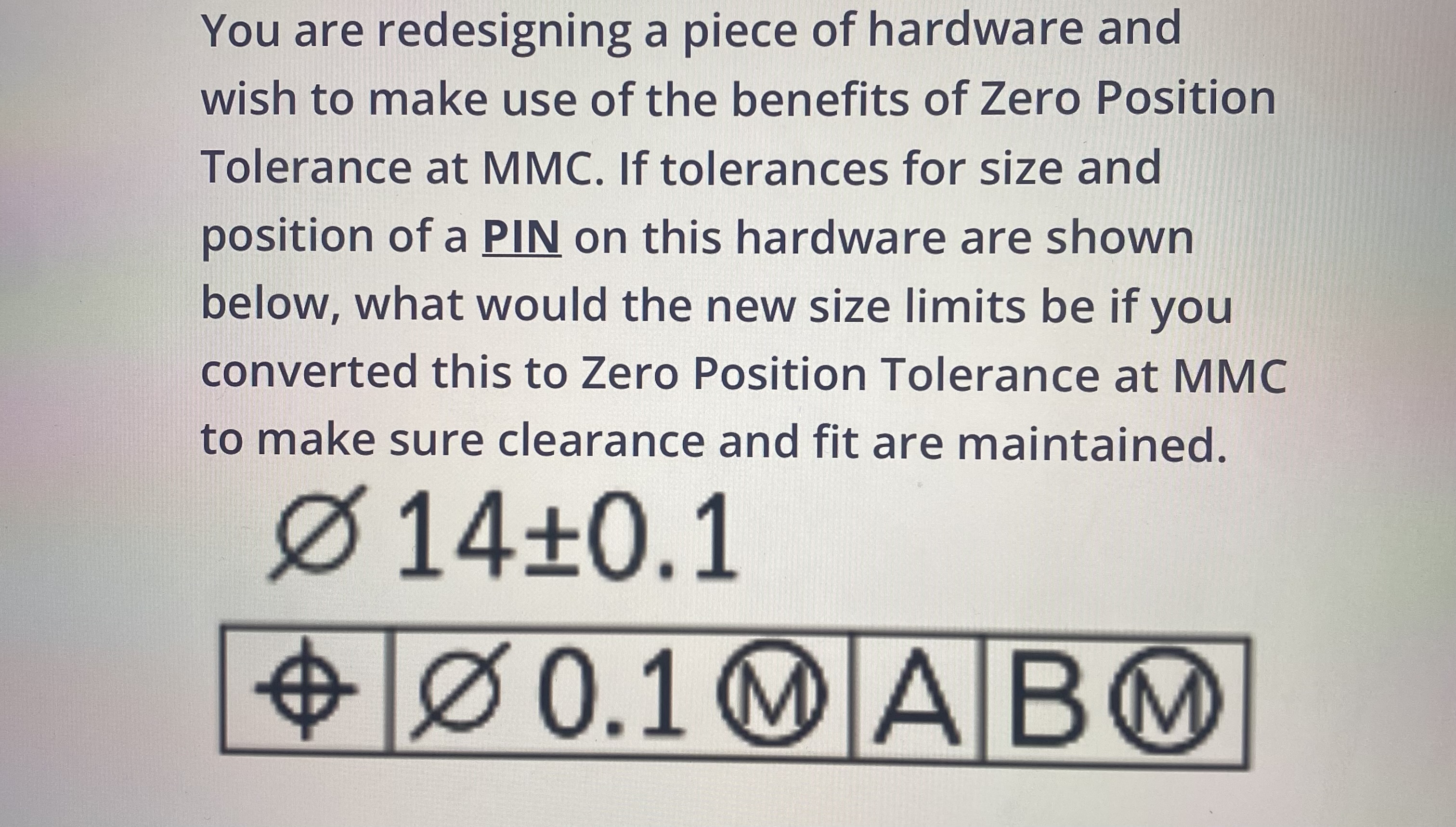 Solved You are redesigning a piece of hardware andwish to | Chegg.com