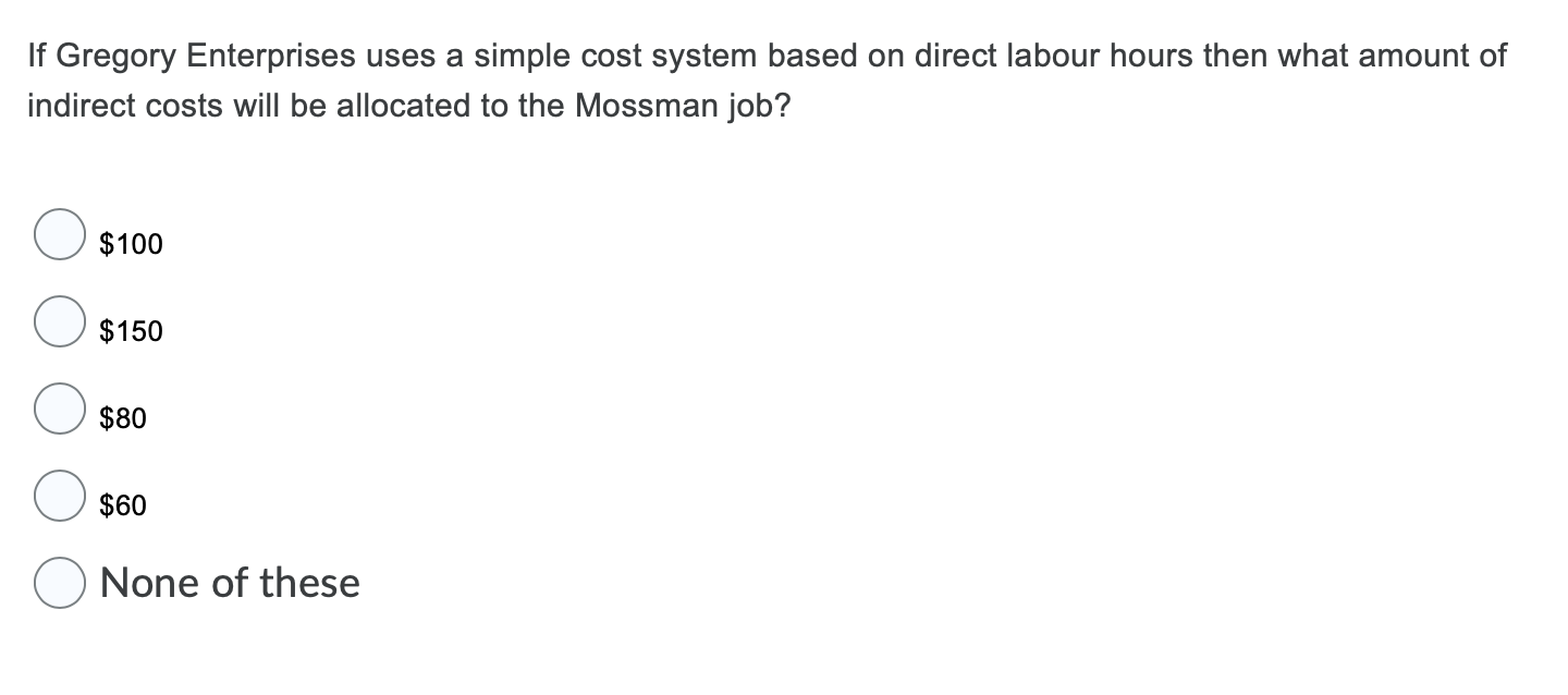 Question 4 (3 points) What is the predetermined | Chegg.com