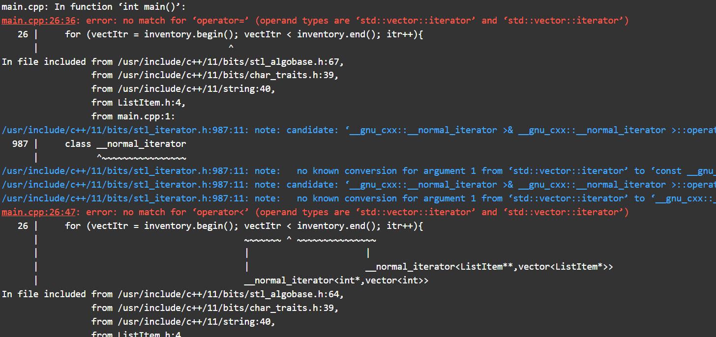 Solved I am writing a c++ program that uses a vector class | Chegg.com
