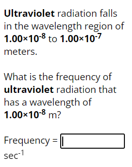 Solved The wavelength of a particular color of violet light | Chegg.com