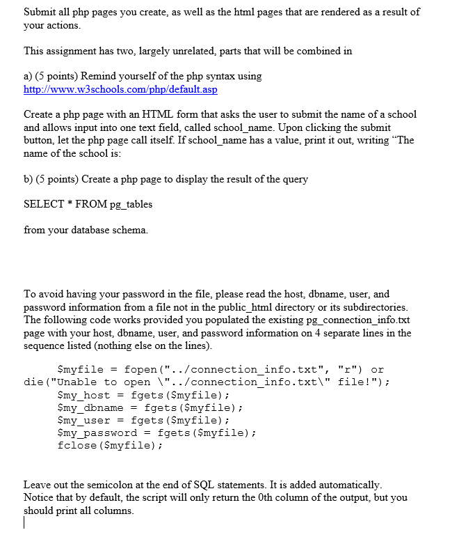 Solved for part b. adapt from the following example | Chegg.com