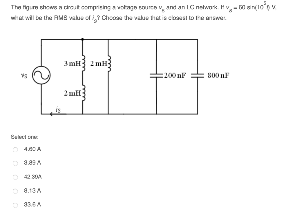 Solved The figure shows a circuit comprising a voltage | Chegg.com