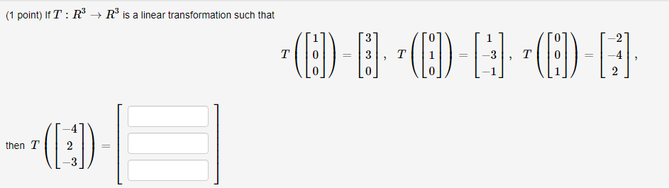 Solved (1 point) Define L:P3→P3 by L(p(x))=p(0)x2+p′(0). It | Chegg.com