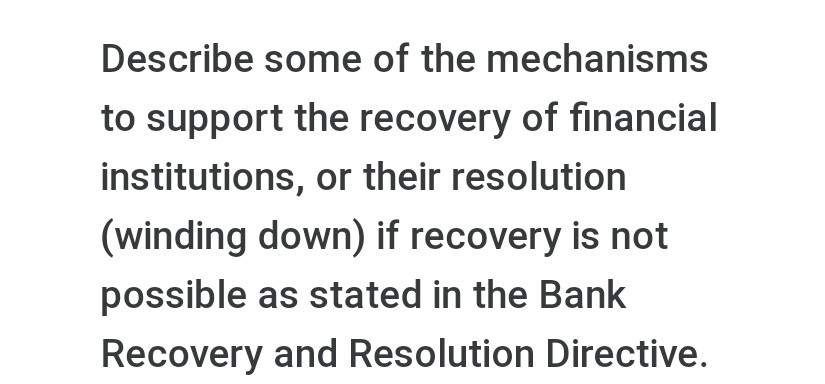 Solved Describe some of the mechanisms to support the | Chegg.com