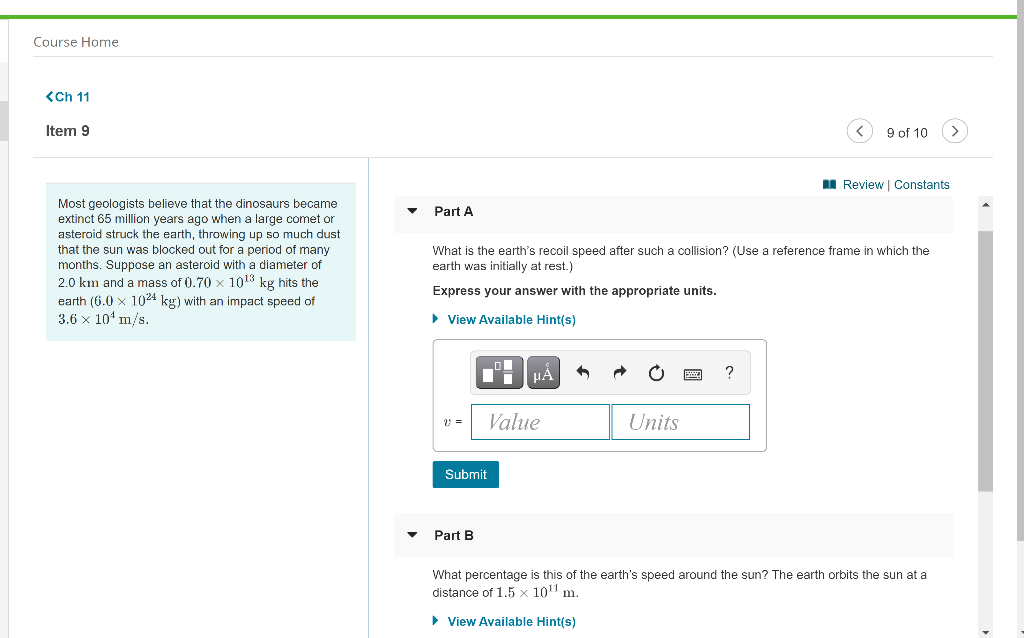Solved Course Home | Chegg.com