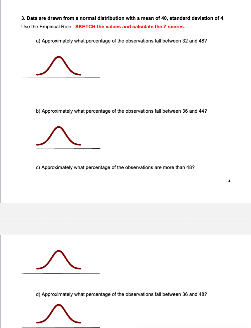 Solved Data are drawn from a normal distribution with a mean | Chegg.com