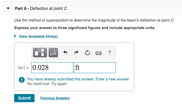 Solved Learning Goal: To determine the deflection and slope | Chegg.com