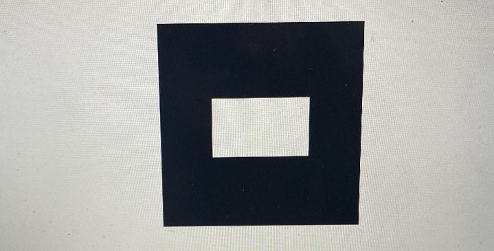 Solved 1016 The Rectangle In The Following Binary Image Is