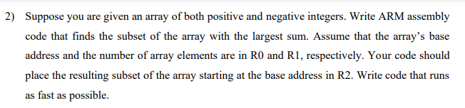 Solved Suppose you are given an array of both positive and | Chegg.com