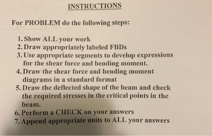 Solved INSTRUCTIONS For PROBLEM do the following steps: 1. | Chegg.com