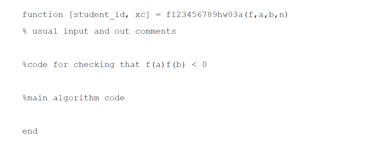 Solved Programming assignment. The Method of False Position | Chegg.com