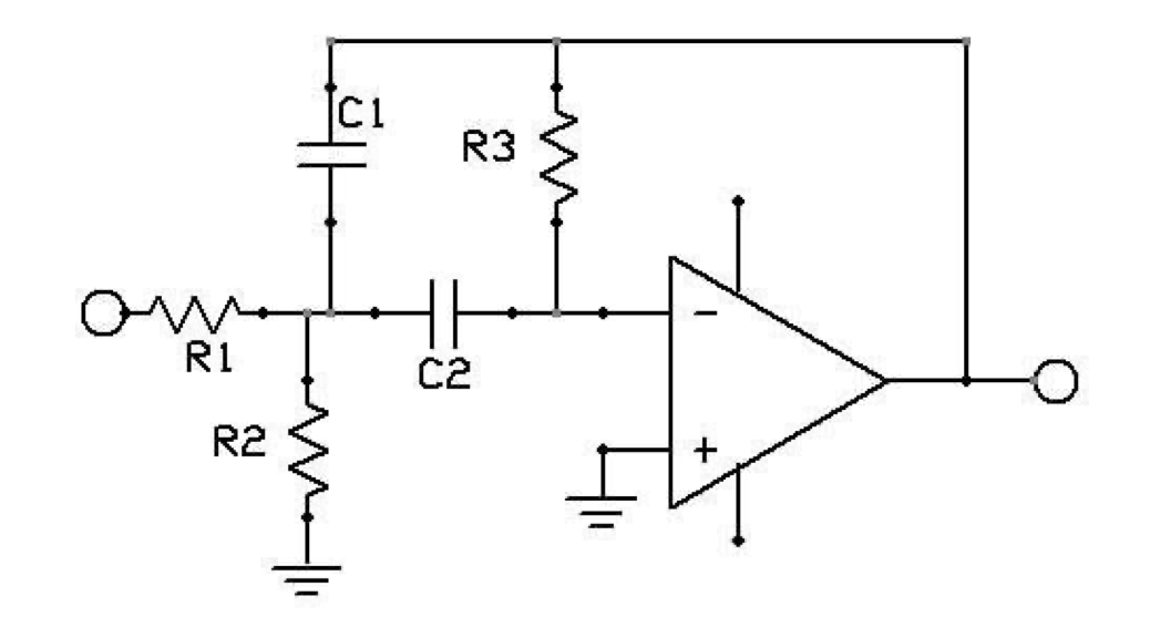 Solved Given the 2nd order Resonant Bandpass Filter | Chegg.com