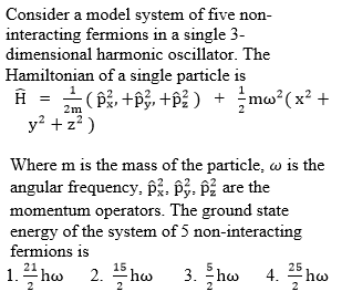 Solved Consider a model system of five non interacting | Chegg.com