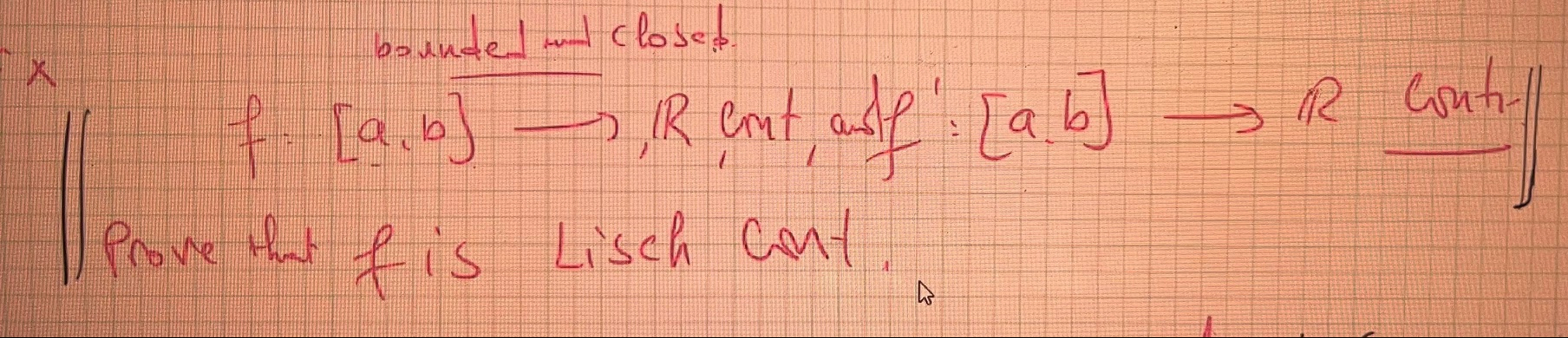 Solved ||f:[a,b]longrightarrow,R ﻿continous, and f' | Chegg.com