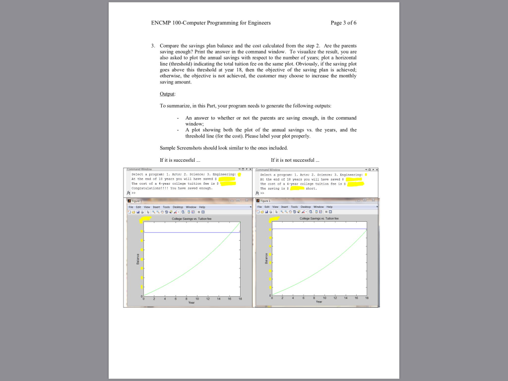 Solved ENCMP 100-Computer Programming for Engineers Page 1 | Chegg.com