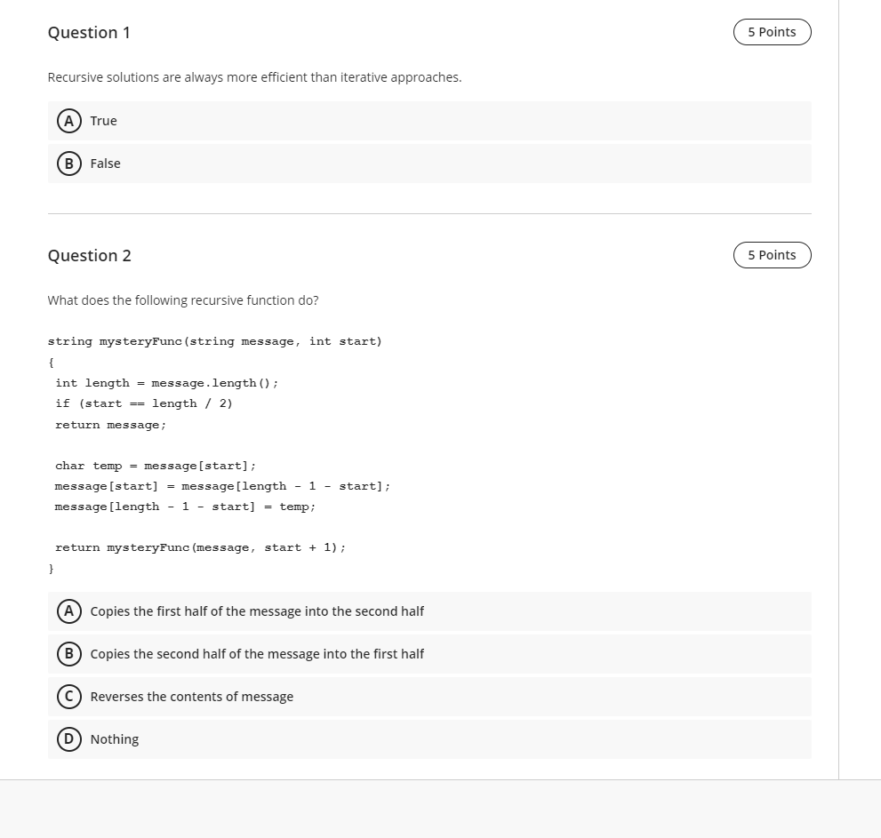 Solved I NEED HELP WITH THESE QUESTIONS, PLEASE IF YOU CAN | Chegg.com