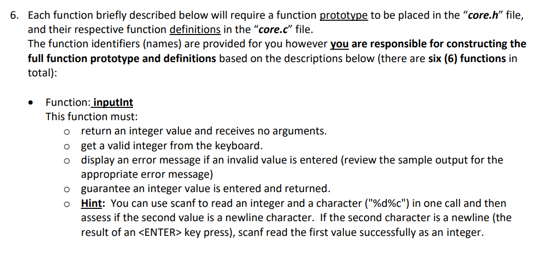 Solved Help me to create this function in the c | Chegg.com