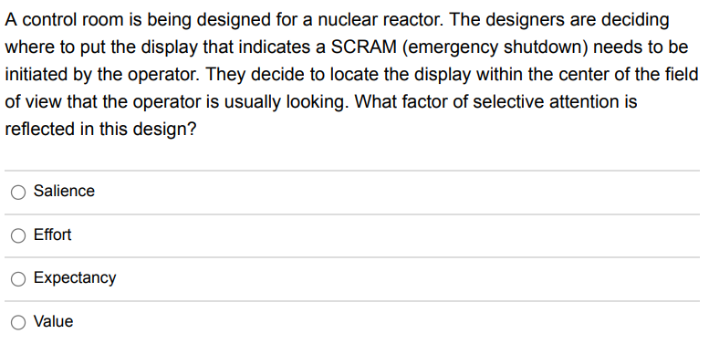 Solved A control room is being designed for a nuclear | Chegg.com