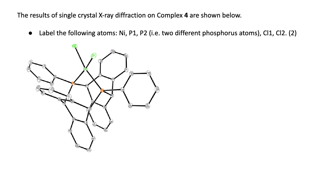 Solved The results of single crystal X-ray diffraction on | Chegg.com