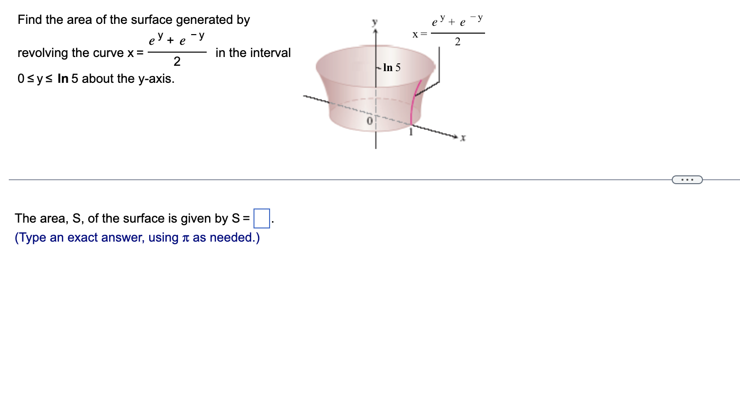 Solved Find the area of the surface generated by revolving | Chegg.com