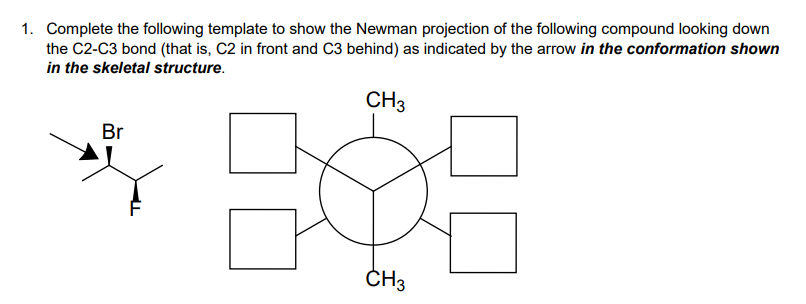 Solved Complete the following template to show the Newman | Chegg.com