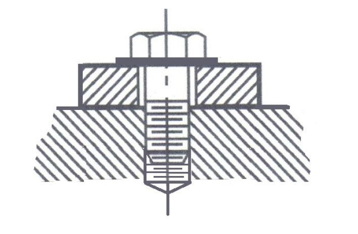 Solved two steel plates 25 mm thick, top plate tapped with | Chegg.com