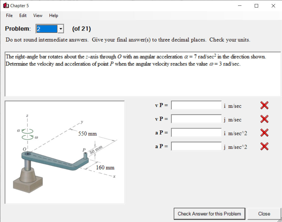 Solved Chapter 5 - Х X File Edit View Help Problem: 2 (of | Chegg.com