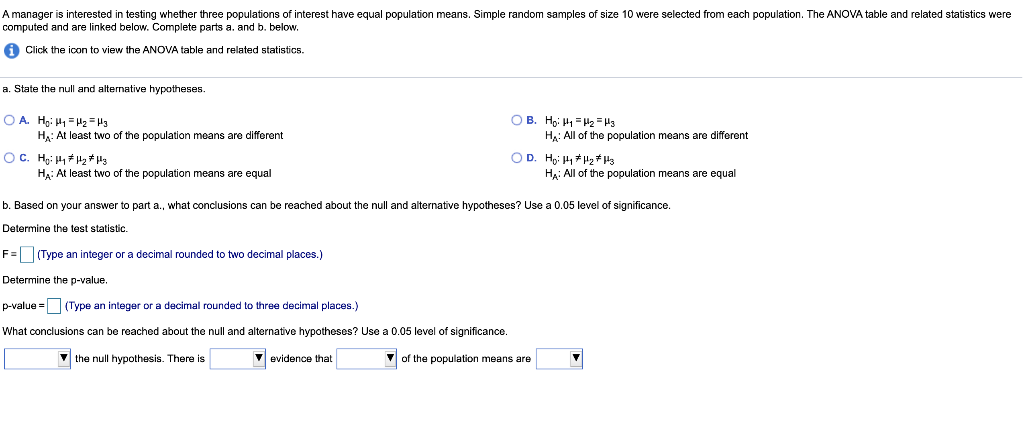 Solved ANOVA: Single Factor Summary Count Sum Average | Chegg.com