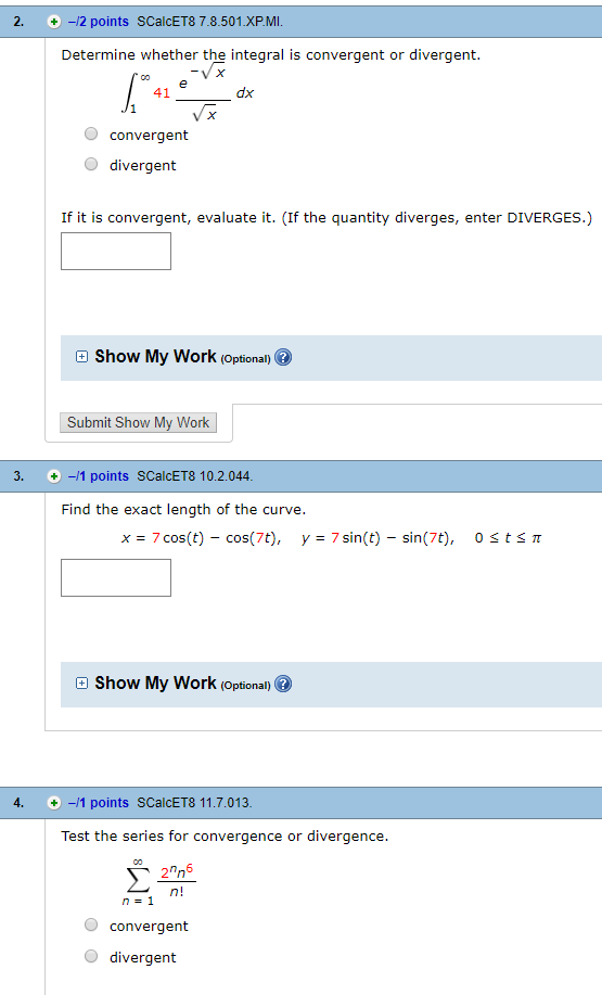 Solved 2. + -12 points SCalcET8 7.8.501.XP.MI Determine | Chegg.com Solved 2. + -12 points SCalcET8 7.8.501.XP.MI Determine | Chegg.com