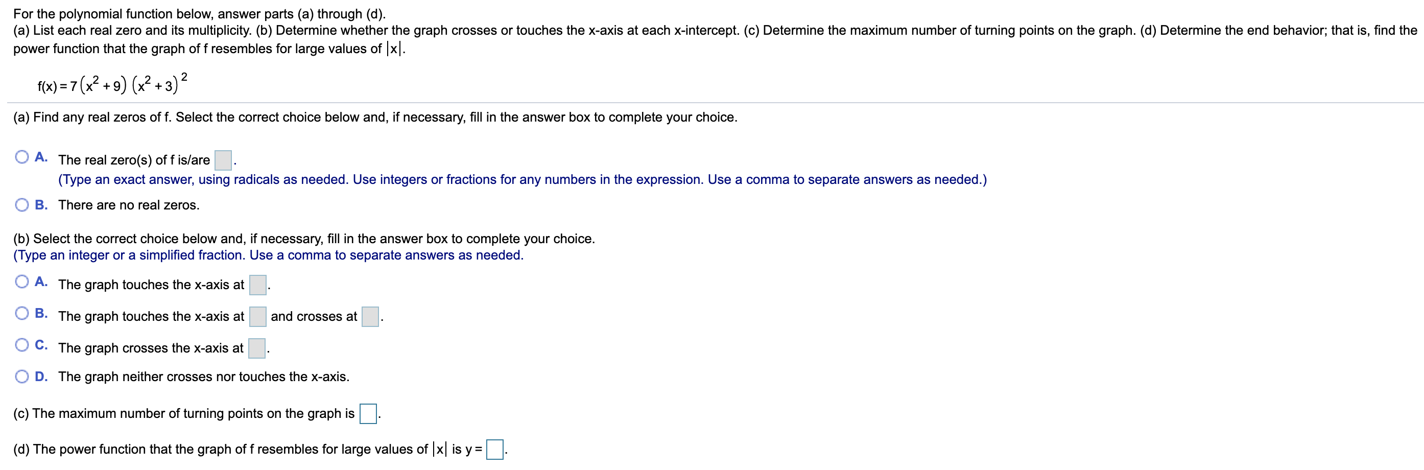Solved Tell the maximum number of zeros that the polynomial | Chegg.com