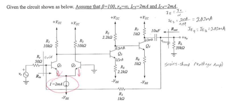 Draw ac small signal equivalent circuit. Determine | Chegg.com