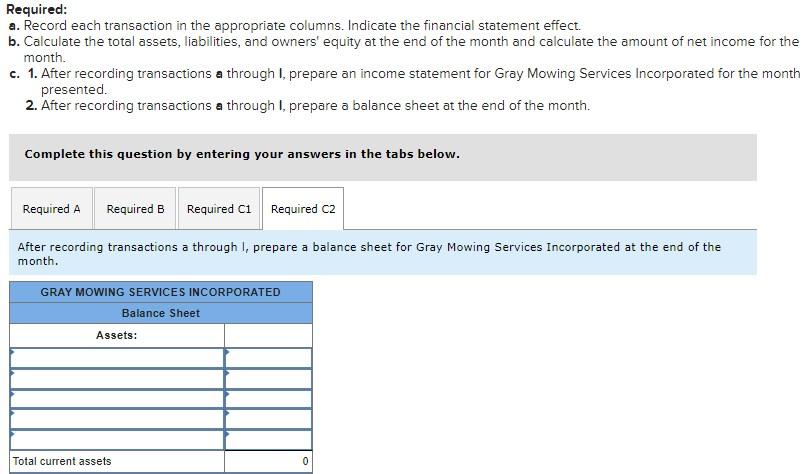 Solved Exercise 4-8 (Algo) Record transactions and calculate | Chegg.com