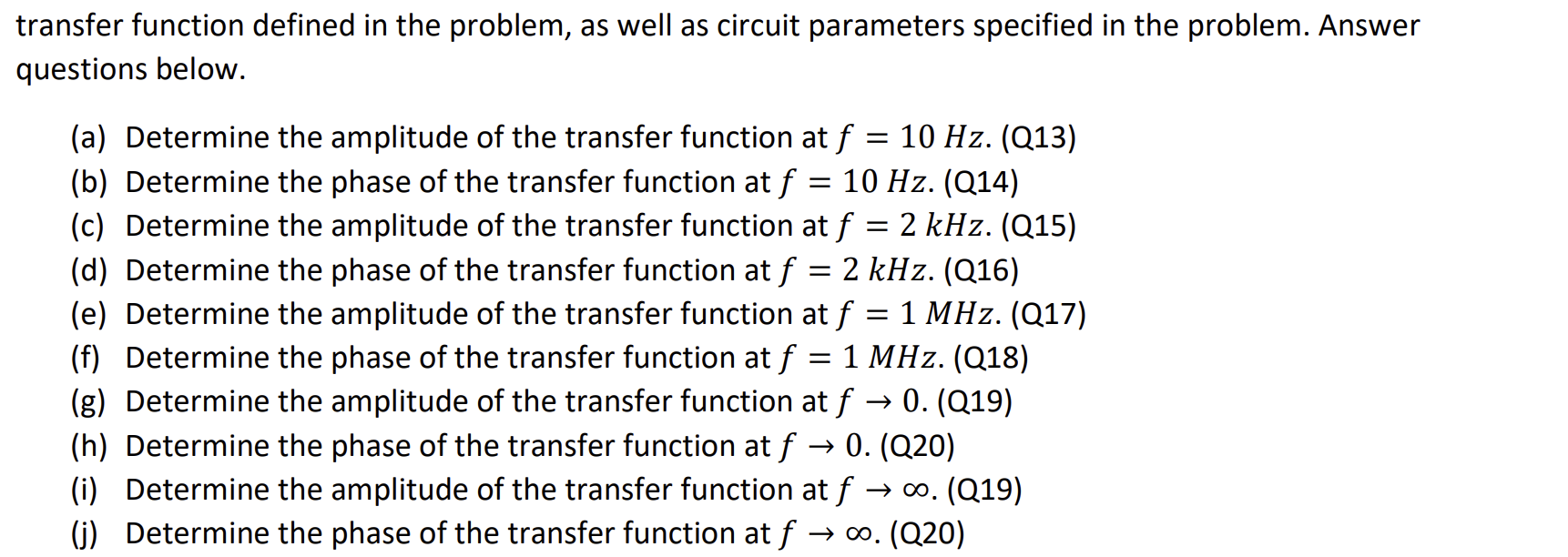 Solved M R + + Vin R w V out Figure P6.91 a. Derive an | Chegg.com
