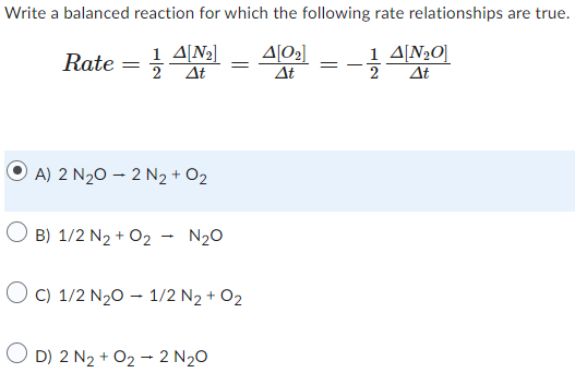 Solved Write a balanced reaction for which the following | Chegg.com