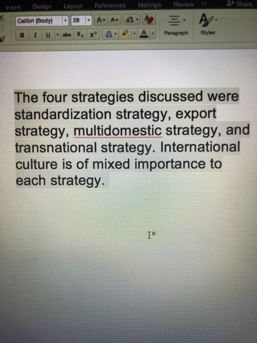 Solved What are the four strategies discussed and how | Chegg.com