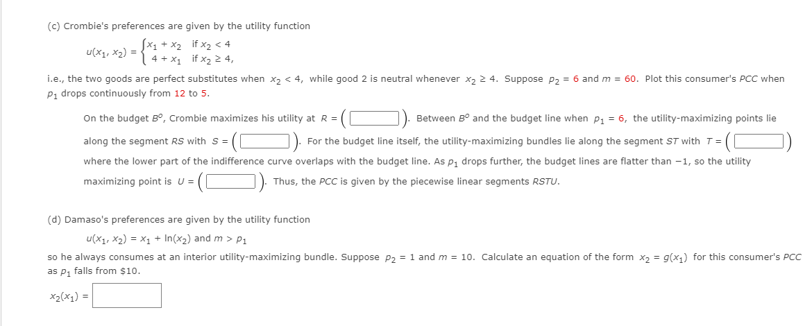 Solved Consider the following. (For each part, use the given | Chegg.com