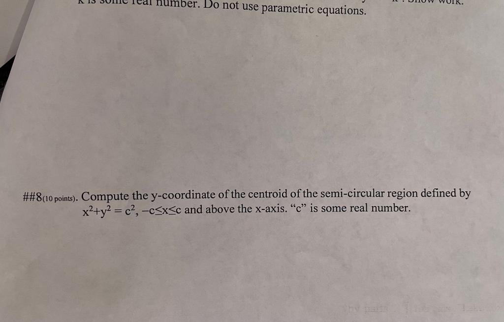 Solved ##8 (10 points). Compute the y-coordinate of the | Chegg.com Solved ##8 (10 points). Compute the y-coordinate of the | Chegg.com