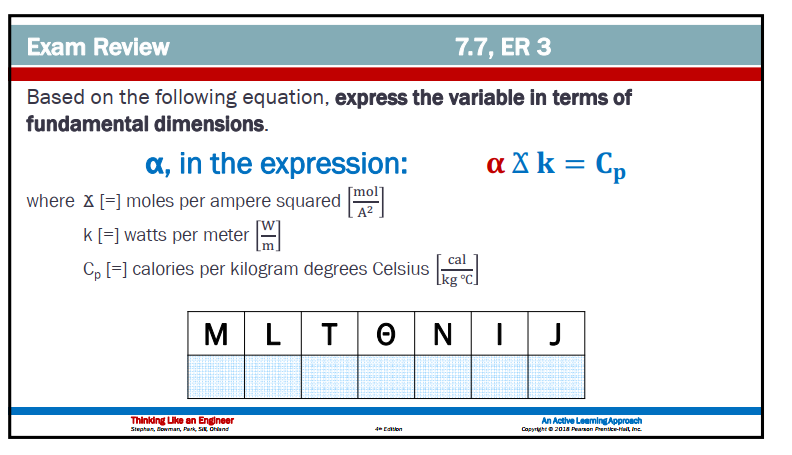 Solved Exam Review 7.7, ER 3 Based on the following | Chegg.com
