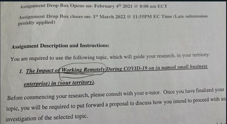 Solved Assignment Drop Box Opens on - February 4th 2021 @ | Chegg.com