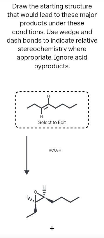 Solved Draw the starting structure that would lead to these | Chegg.com