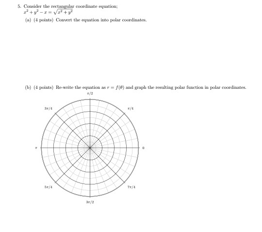 Solved 4. Consider the the following four leaved rose in | Chegg.com