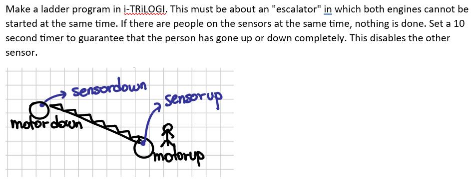 Solved Make a ladder program in i-TRiLOGI. This must be | Chegg.com