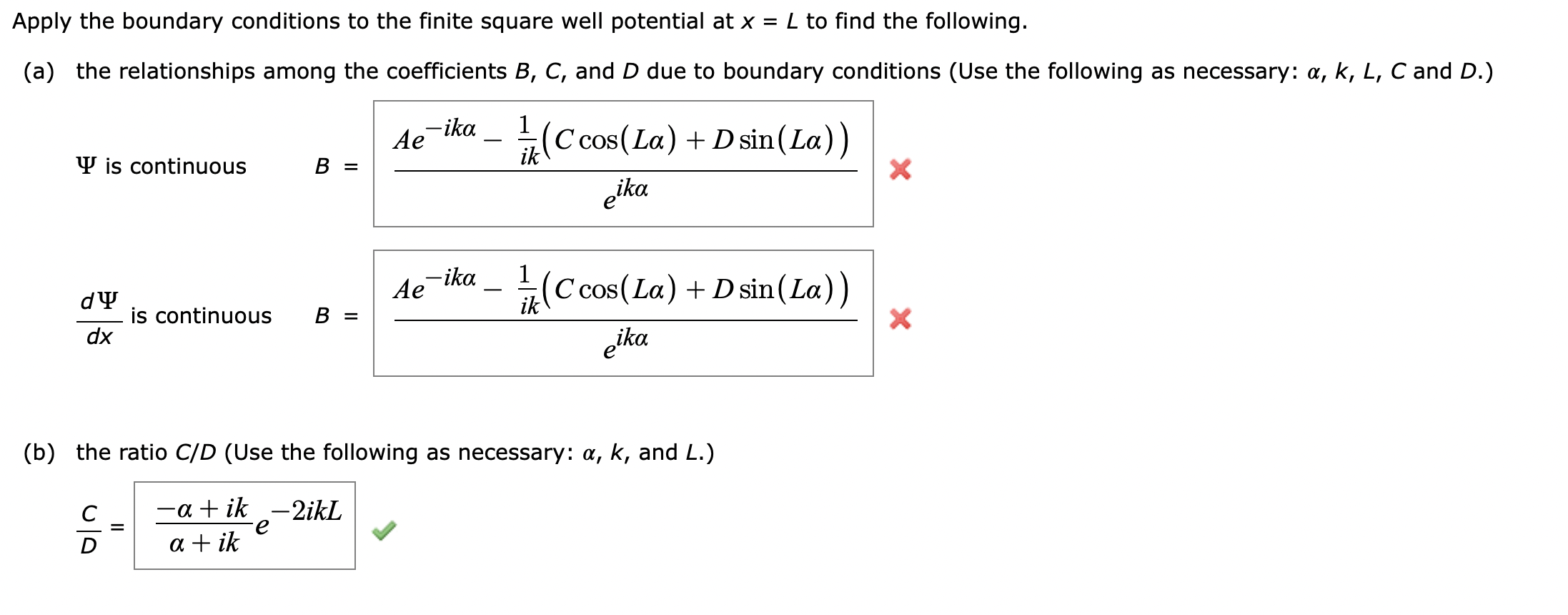 Solved Apply the boundary conditions to the finite square | Chegg.com