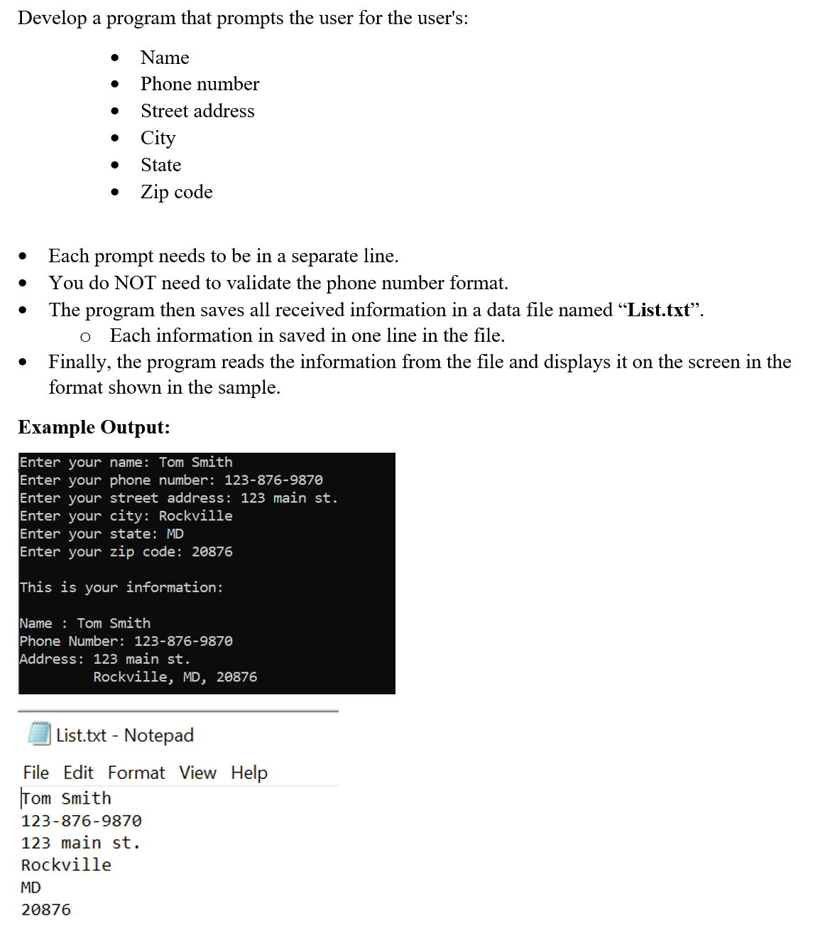 Solved Need the following to be in C++ | Chegg.com