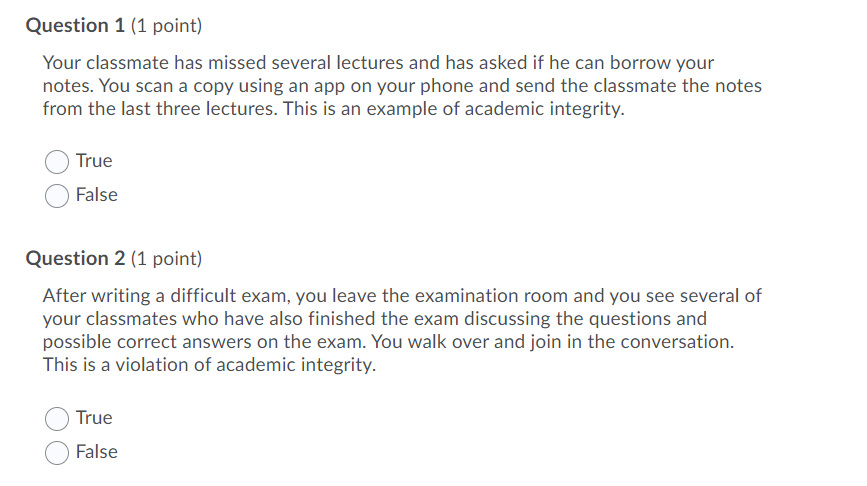 Solved Question 1 (1 point) Your classmate has missed | Chegg.com