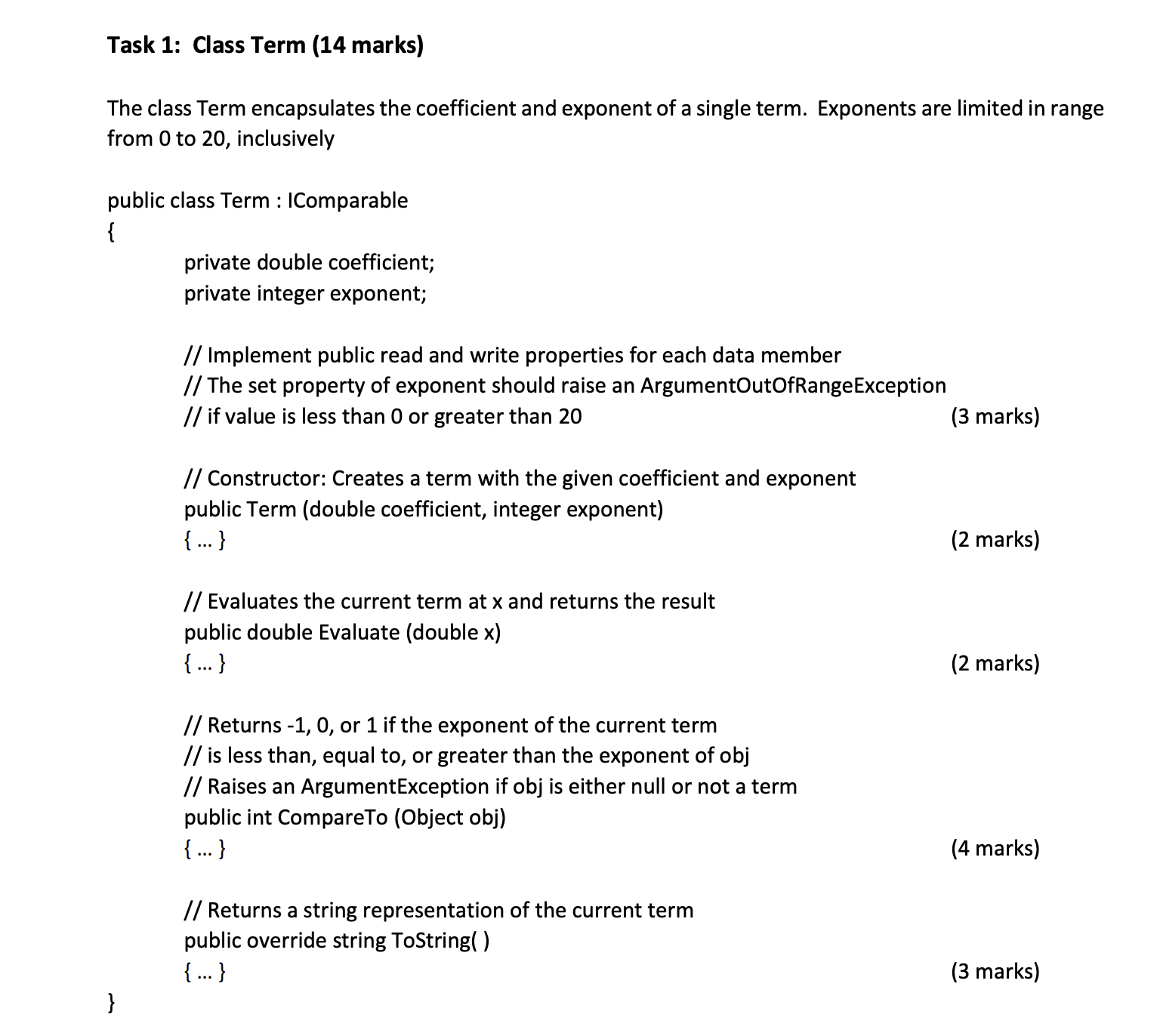 Solved Introduction A univariate polynomial is a polynomial | Chegg.com