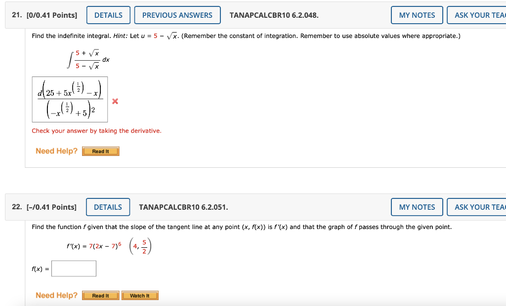 Solved Find the indefinite integral. Hint: Let u=5−x. | Chegg.com