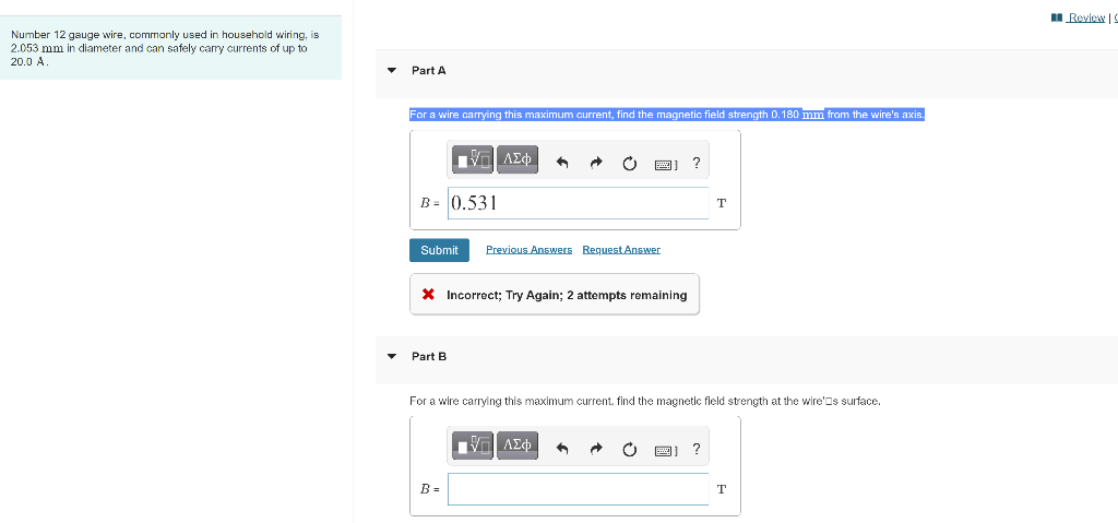 Solved Review Number 12 gauge wire, commonly used in | Chegg.com